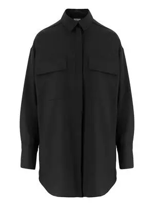 QL2 DONNA Stretch Wool Blend Shirt