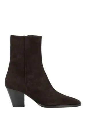 AeydĒ Hedvig' Zippered Ankle Boots - Brown