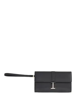 TOM FORD Pouch Da Polso In Pelle - Black