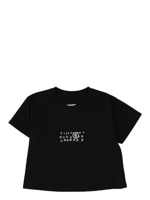 MAISON MARGIELA T Shirt Con Logo - Black