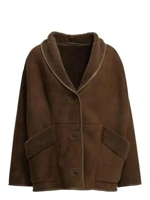 SALVATORE SANTORO Shearling Jacket - Brown