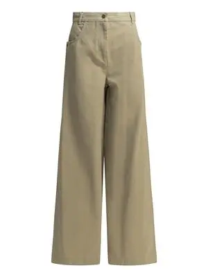 MAX MARA Casual Pants Made Of Coated Cotton