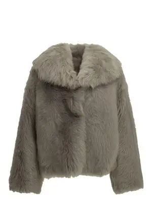 SALVATORE SANTORO Shearling Jacket - Grey
