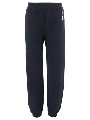 JIL SANDER Cotton Pants With Logo - Navy
