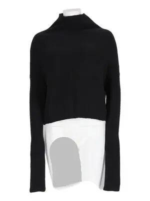 Rick Owens Maglia 'ls Crater - Black
