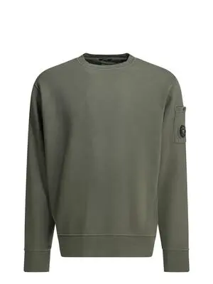 C.P. COMPANY Crewneck Sweatshirt With Logo - Green