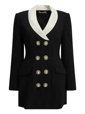 SELF-PORTRAIT Short Blazer Dress - Black