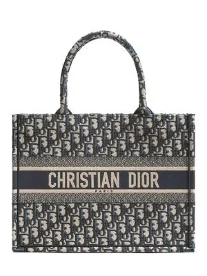 Dior Medium Book Tote Bag - Blue