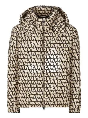 Valentino Garavani Toile Iconographe Down Jacket - Beige