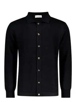 AUTORE Cardigan Mcllroy In Wool And C Mere - Nero