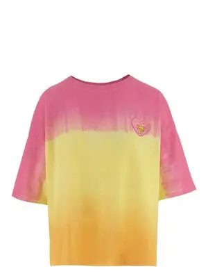 ONE TEE Cotton T Shirt With Logo - Multi