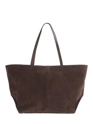JIL SANDER Suede Shopping Bag - Brown