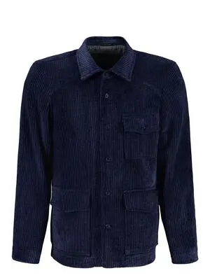 AUTORE Hanks Velvet Jacket Blu