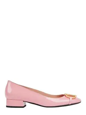 Gucci Ballerina Flats With Half Clasp - Pink