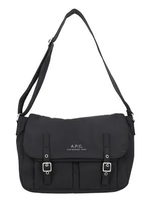 A.p.c. Borsa A Spalla Archive Con Fibbia - Black