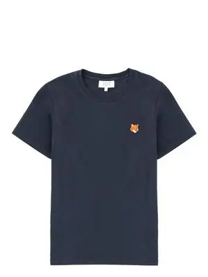 Maison Kitsuné T Shirt 'fox Head - Blue