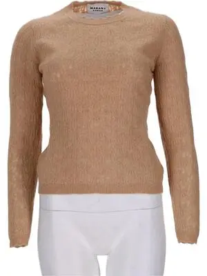 MARANT ETOILE Maglia 'obeline' In Alpaca - Beige