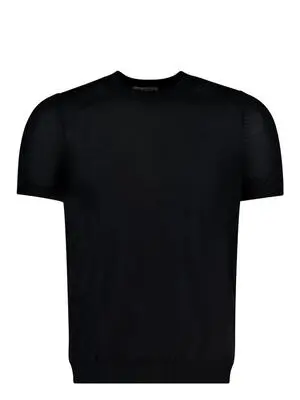 AUTORE T Shirt In Wool And C Mere - Nero