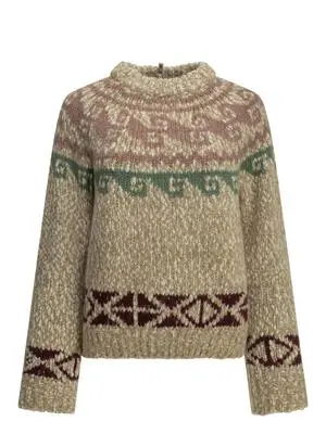 MONCLER Crew Neck Sweater With Logo