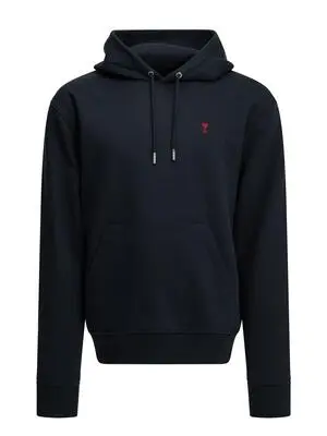 AMI Paris 'ami De Coeur' Hoodie Blue
