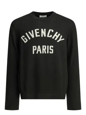 Givenchy Couture Seam' Crew Neck Sweater - Black
