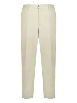 AUTORE Trousers In Cotton And Linen Beige