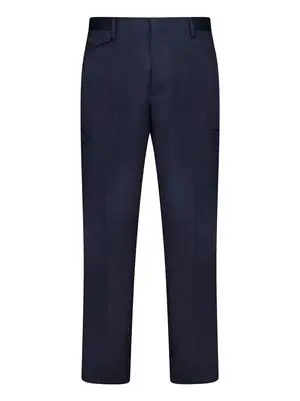 AUTORE Trousers Cabot In Cotton - Blue Navy