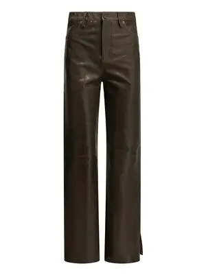 GOLDEN GOOSE Melany' Leather Pants - Green