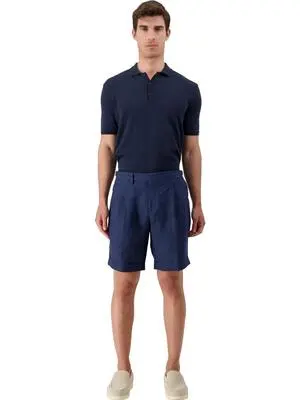 AUTORE Bermuda Torres In Linen - Blu