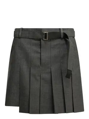 SACAI Formal Shorts Made Of Wool Blend