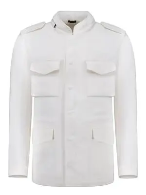 AUTORE Cotton Field Jacket - White