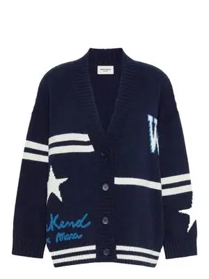 Max Mara Weekend Belgio Wool Cardigan - Blue