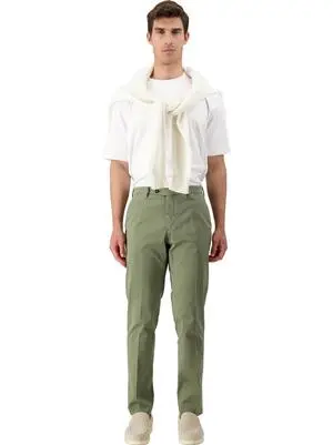 AUTORE Trousers Drake In Cotton Verde