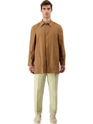 AUTORE Horn Trench Coat - Marrone