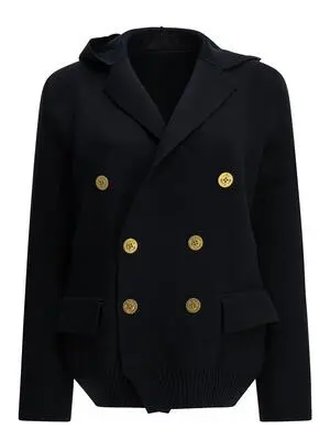 Sacai Double Breasted Blazer - Blue