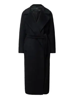 Max Mara Weekend Tempera Wool Coat - Black