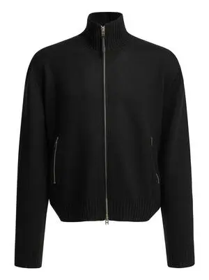 TOM FORD Wool Sweater With A Zipper - Black