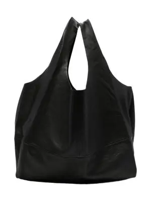 CORTANA U Xl Leather Tote Bag - Black