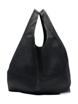 CORTANA U Xl Leather Tote Bag Navy