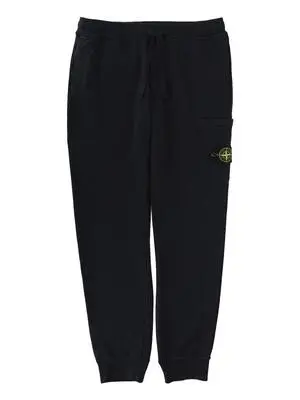Stone Island Pantalone Jogger In Felpa - Blue