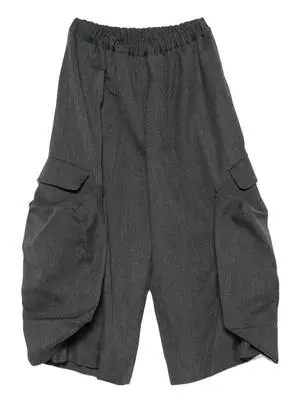 Comme Des Garçons Wool Trousers - Grey