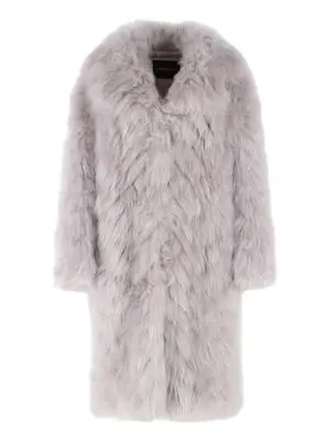 Simonette Ravizza Yoricloud' Cashmere Goat Fur - Grey