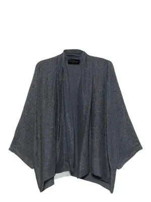CORTANA Anhelo Silk Jacket - Navy