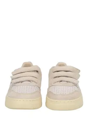 AUTRY Sneakers Medalist Low Con Chiusura A Strappo - White