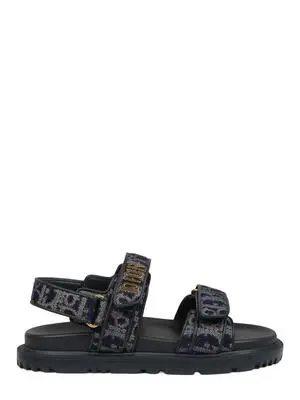 Dior Sandalo Con Logo - Blue