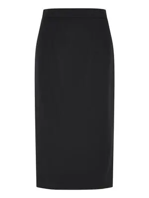 DOLCE & GABBANA Black Virgin Wool Skirt