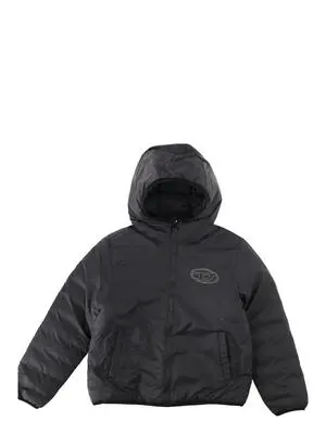 DIESEL® Giacca Con Cappuccio N Nylon Imbottito - Black