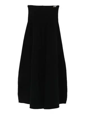 Extreme Cashmere Cashmere Midi Skirt - Black