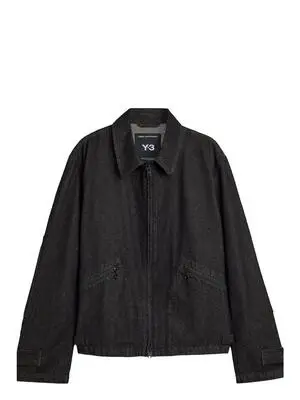 Y3 Denim Cotton Jacket - Black