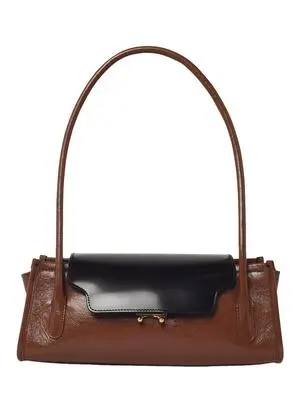 Marni Trunkette' And Black Lear Bag - Brown